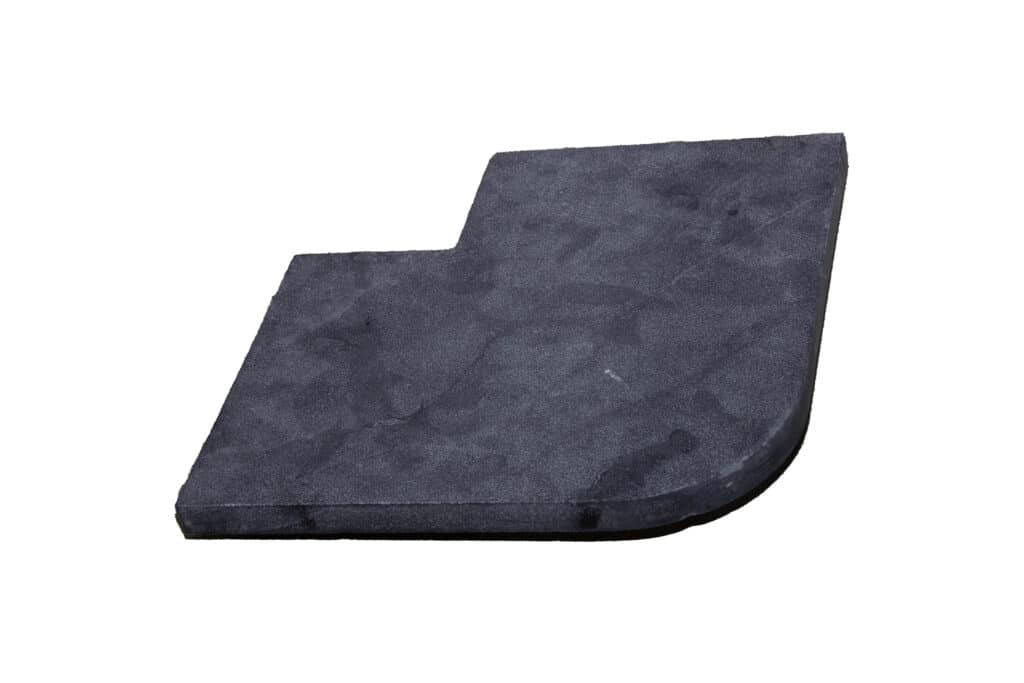 Angle Sortant Royal Black Bord Droit Droit 45x45x3,2 Cm | Mineral Home